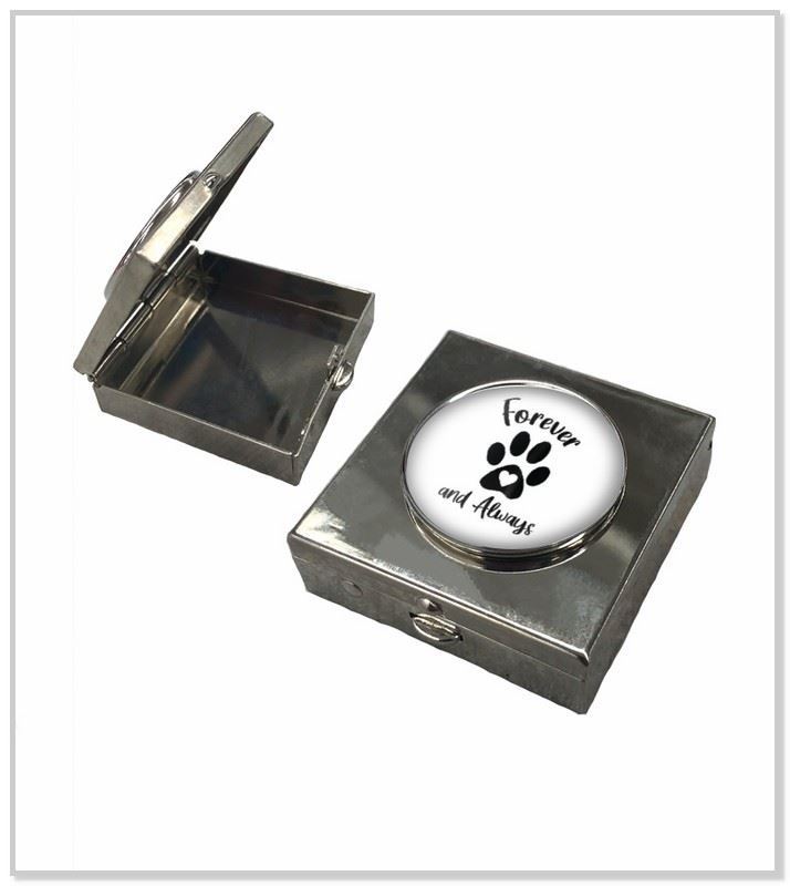 Square Metal Pill Box || Max 200 Online Jewelry Store